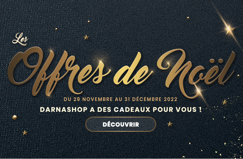 Offres de NOEL 2022: 15 codes PROMO chez Darnashop!